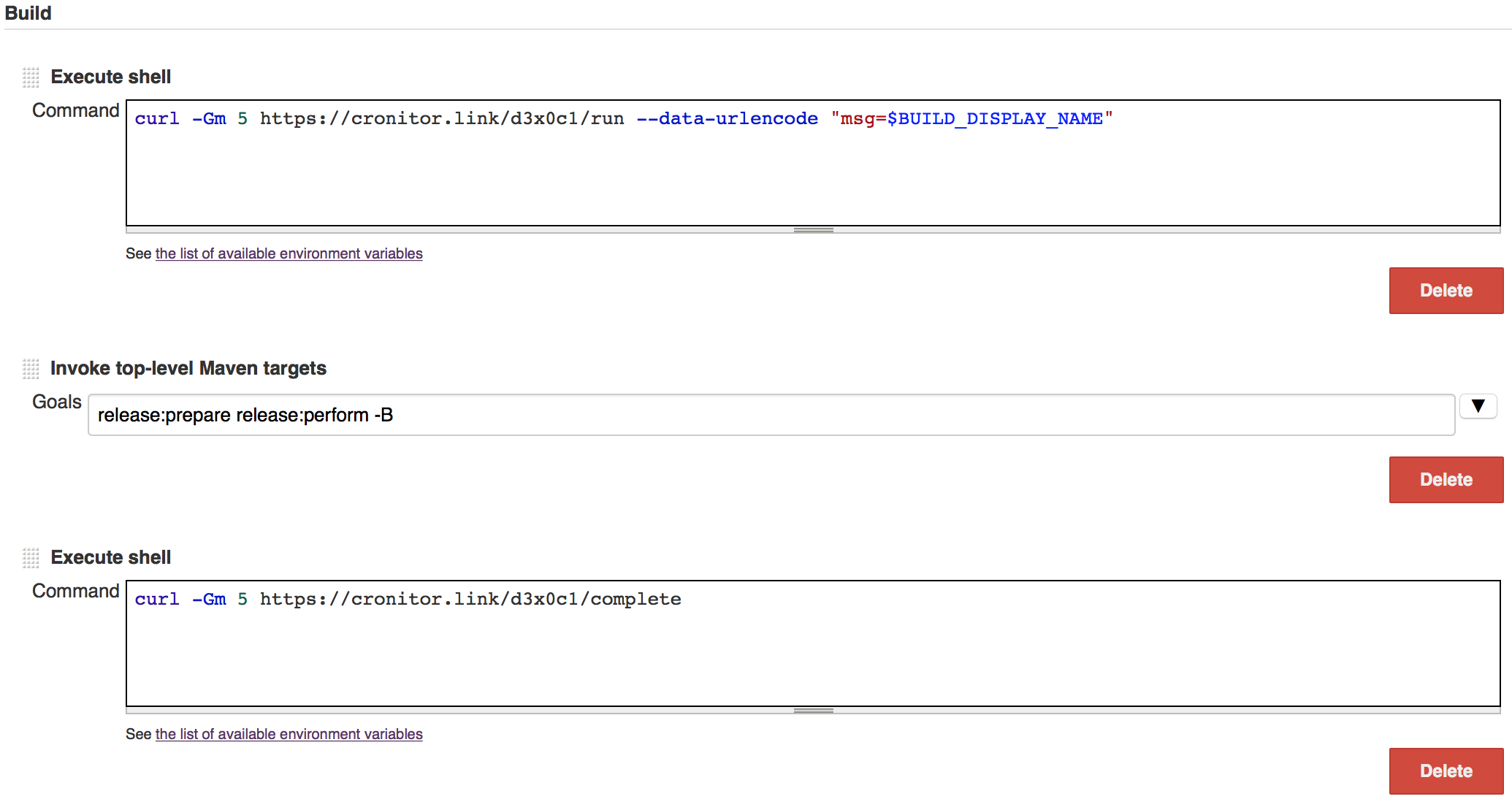 Jenkins Monitoring | Cronitor